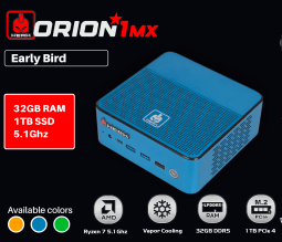 Max (7840HS) - Tiny Desktop PC's - Pantera Pico PC - Win10 Linux Micro ...